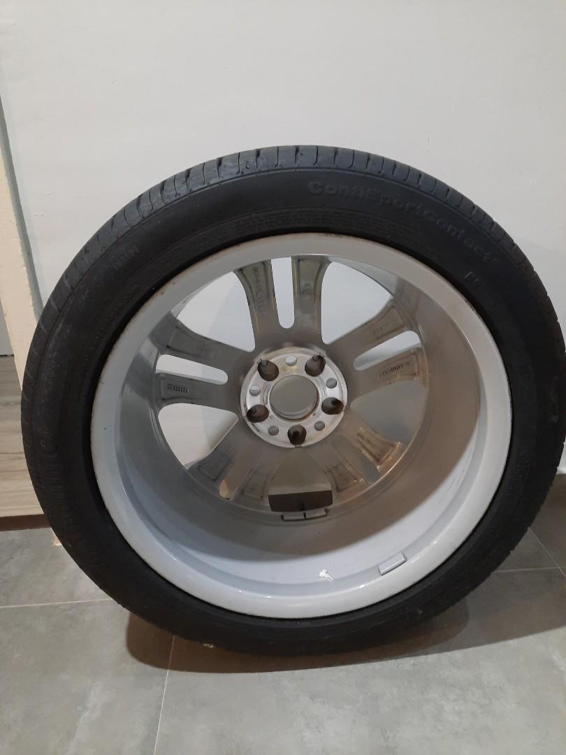 17" Spare Tyre with Rim (Original Mercedes C180 - W204), Car ...