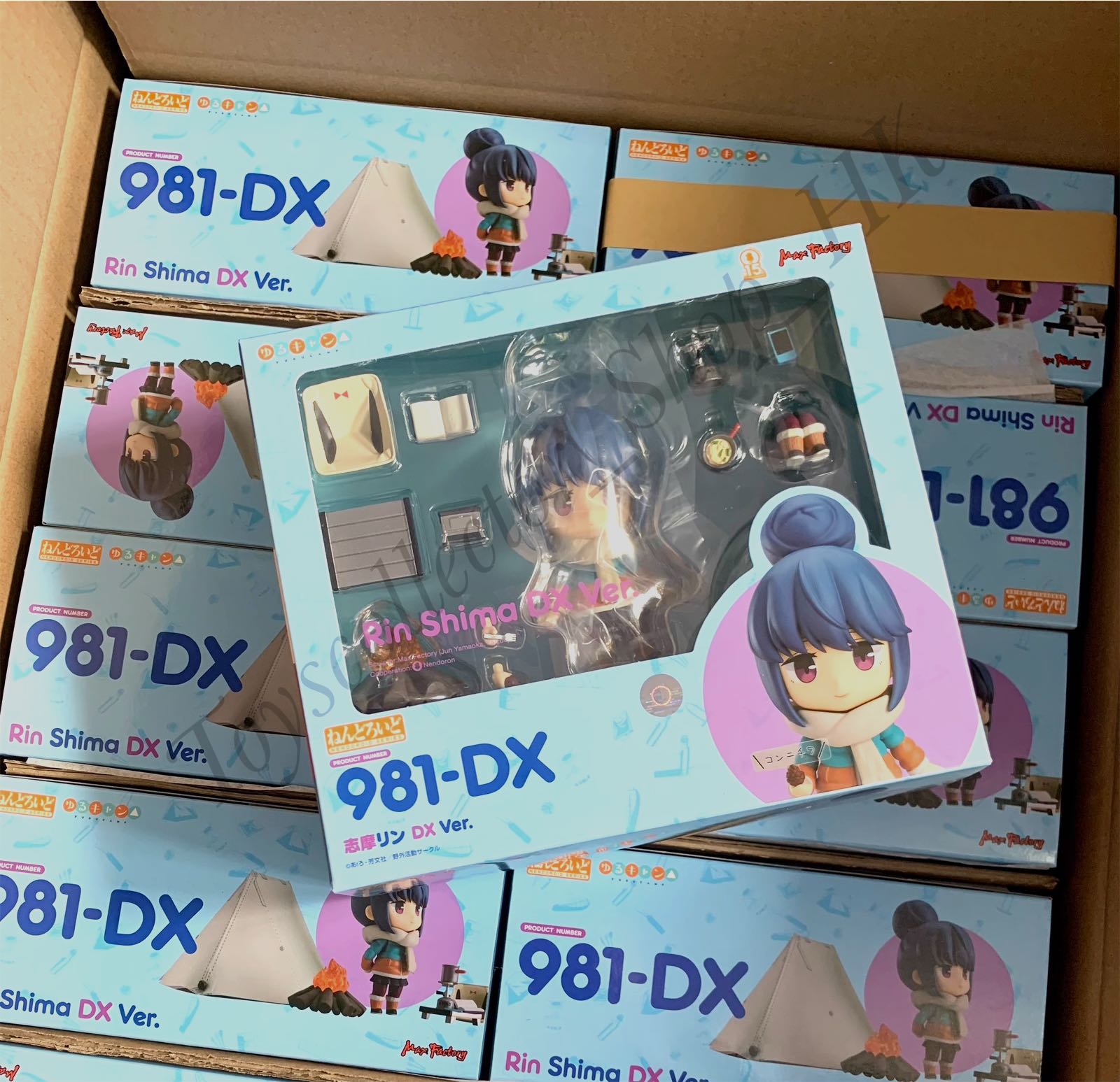 全新未開!再版 NO.981-DX 志摩凜 Rin Shima DX Ver. 搖曳露營 搖曳露營 芝麻凜 GoodSmile Company GSC Nendoroid 黏土人 Laid ...