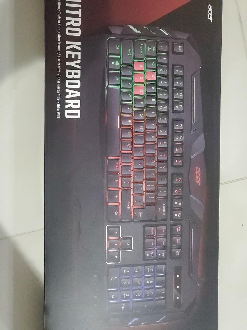 Acer Nitro Keyboard, Computers & Tech, Parts & Accessories, Computer ...