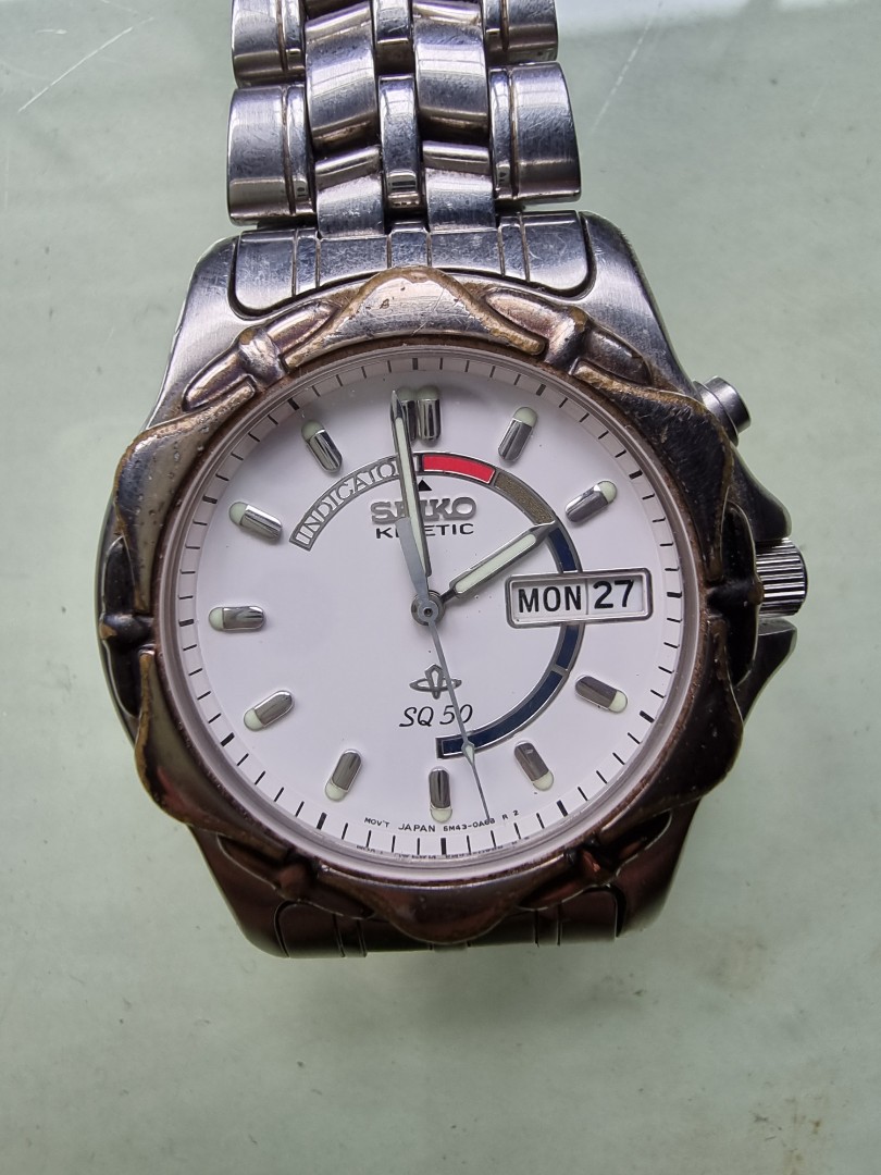 SEIKO KINETIC LOTUS DESIGN ANTIQUE 1990., Men's Fashion, Watches ...