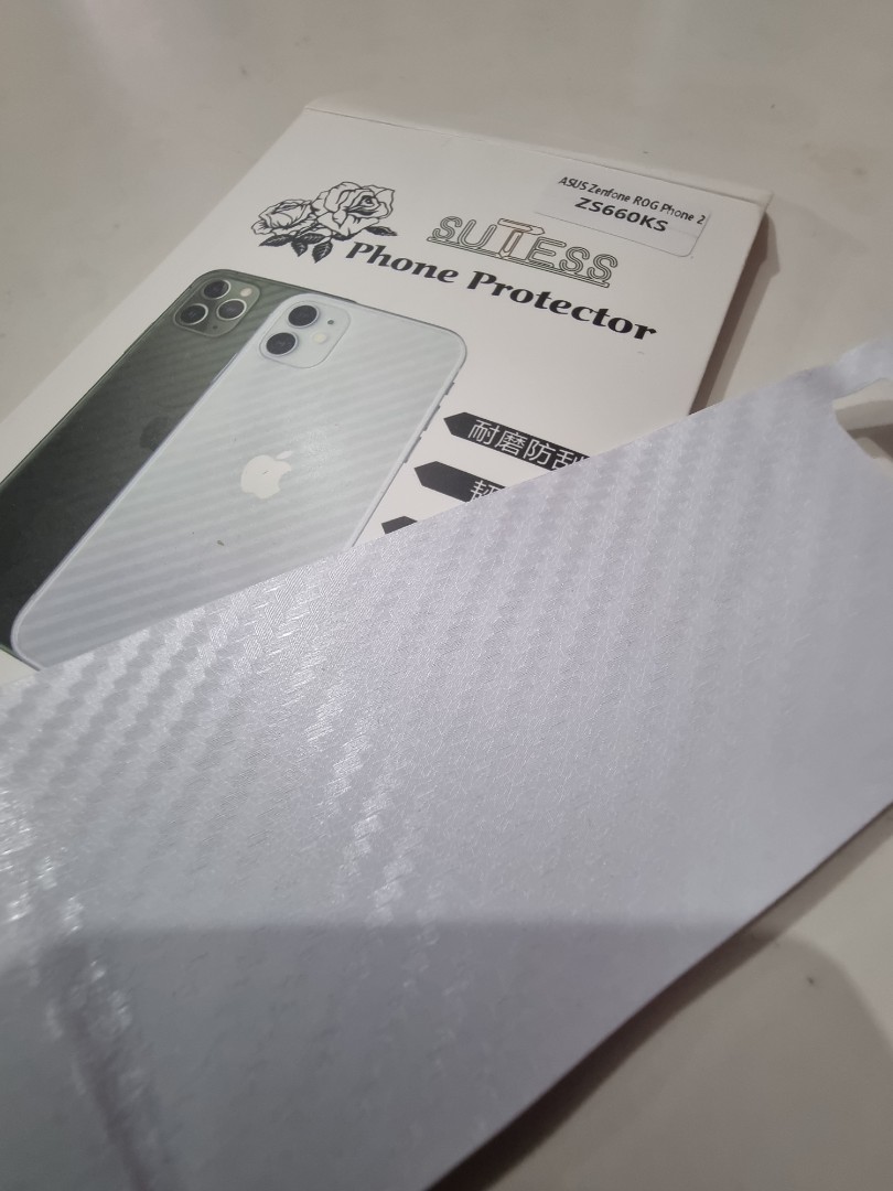 Asus ROG Phone 2 Carbon Back Film, Mobile Phones & Gadgets, Mobile ...