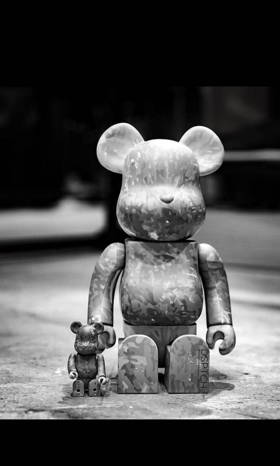 全新現貨bearbrick Be Rbrick Dsptch 400 100 水泥大泥石 興趣及遊戲 玩具 And 遊戲類 Carousell
