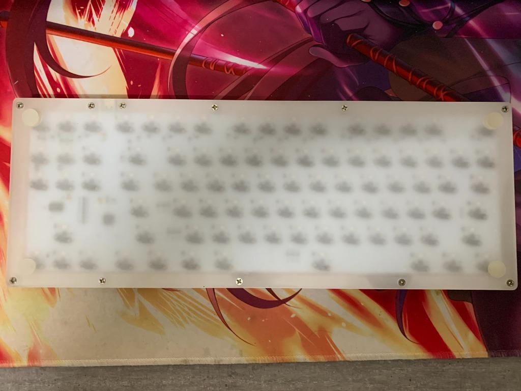 BG87 Acrylic Stack custom mechanical keyboard kit, Computers & Tech ...