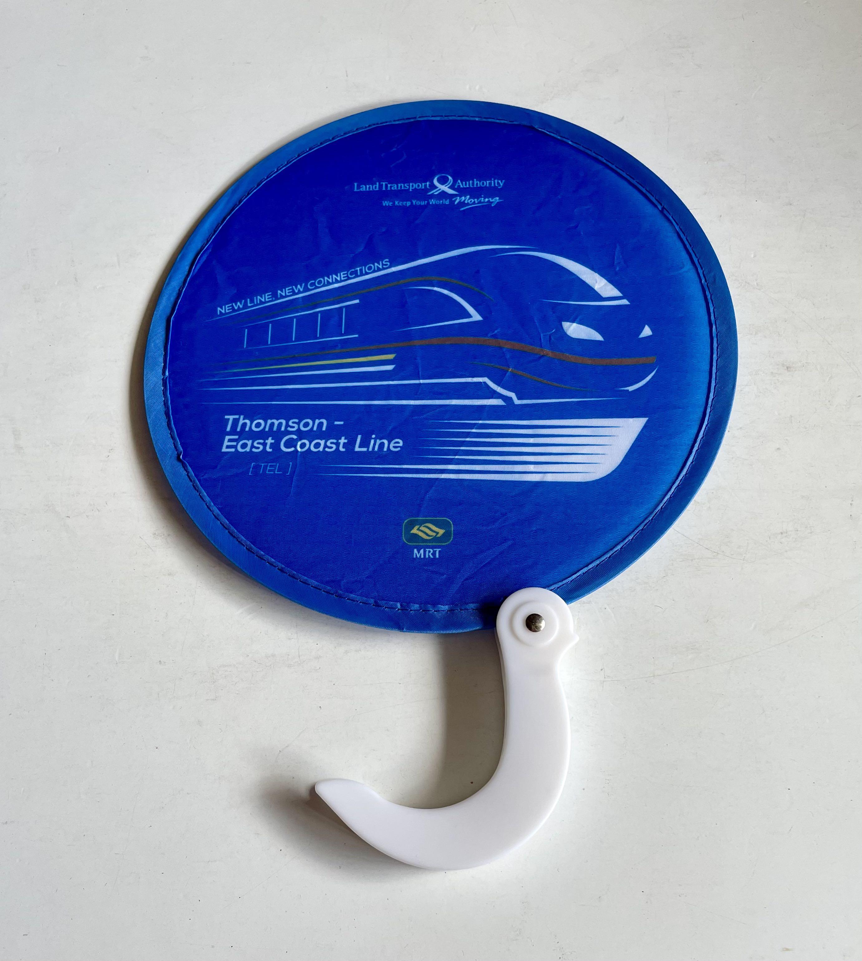 BNIP LTA Thomson East Coast MRT Line TEL Portable Foldable Hand Held ...
