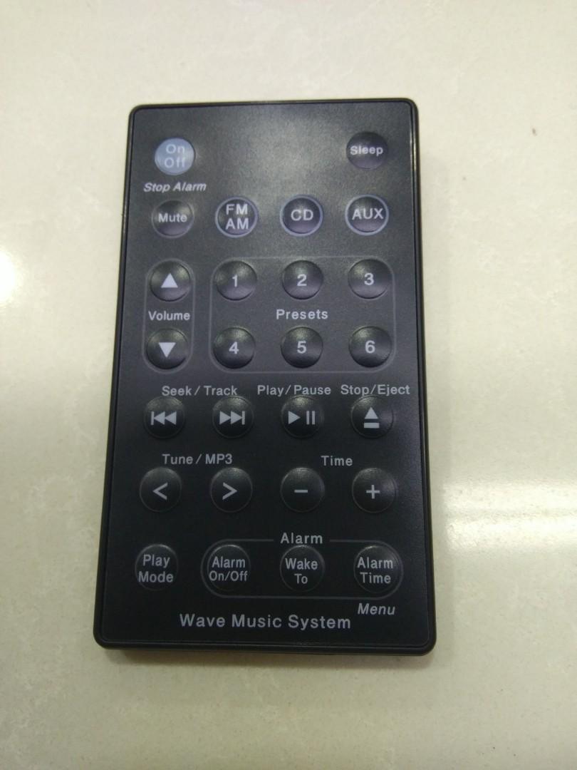 Bose Wave Remote Control, TV & Home Appliances, TV & Entertainment ...