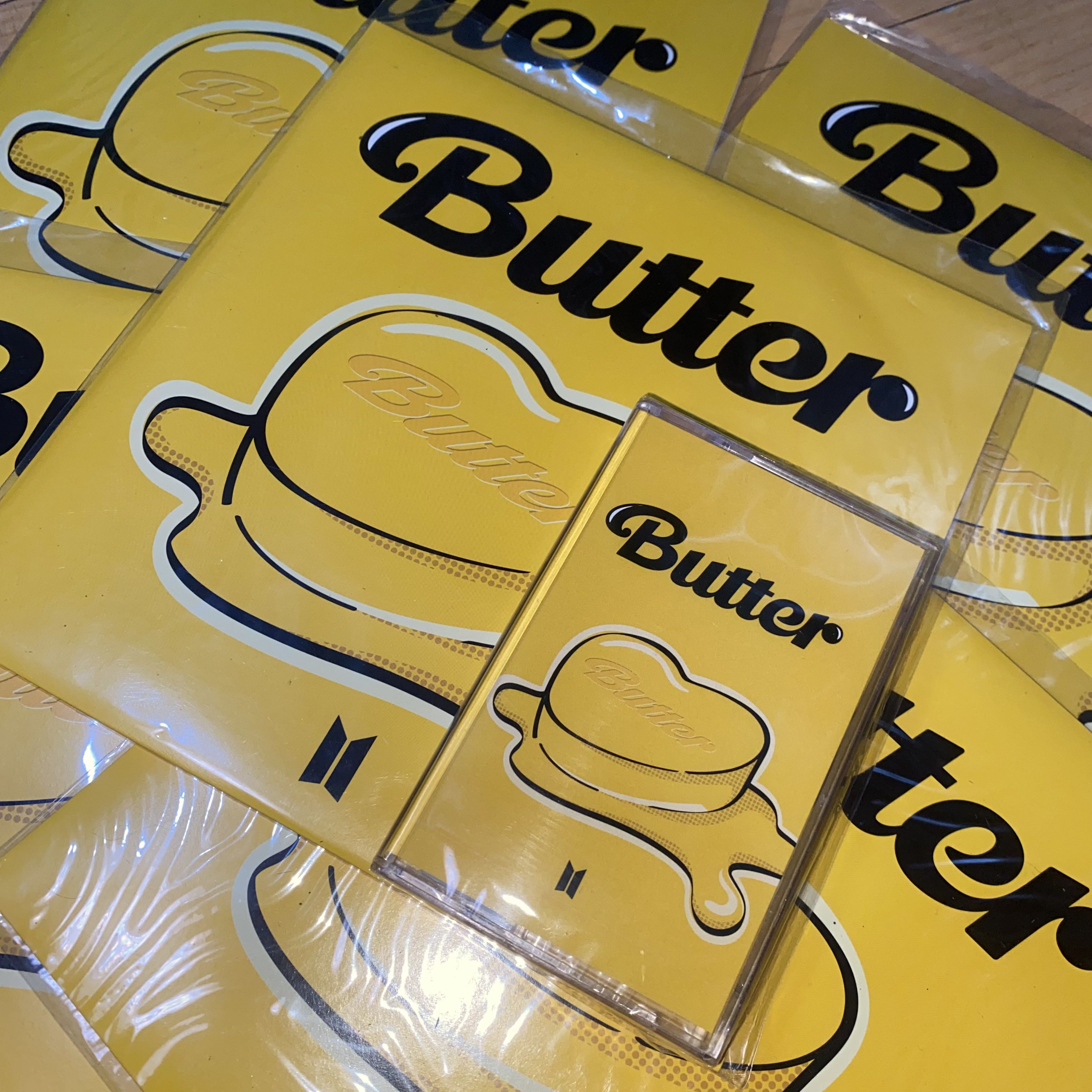 BTS BUTTER VINYL & BUTTER CASSETTE TAPE | BTS BUTTER SINGLE, Hobbies ...