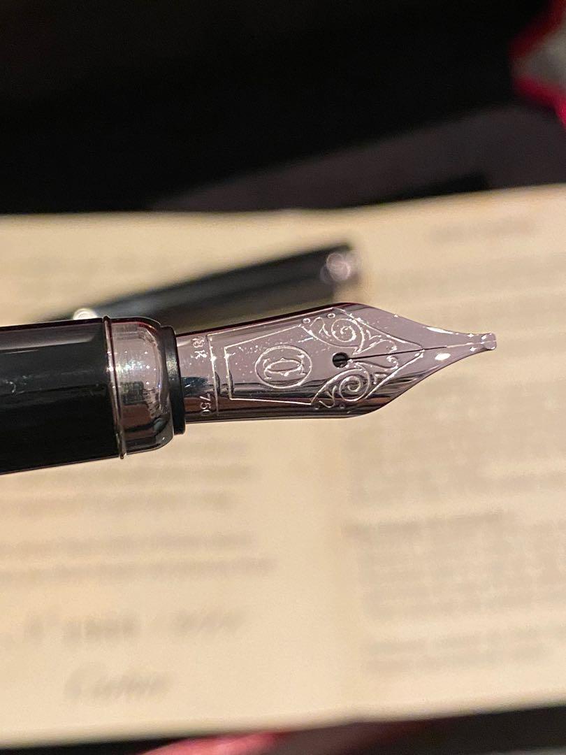 Cartier calligraphy limited edition fountain pen #1960/2000, 興趣及遊戲, 手作 ...