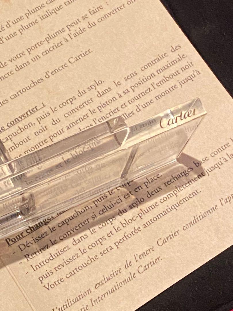 Cartier calligraphy limited edition fountain pen #1960/2000, 興趣及遊戲, 手作 ...