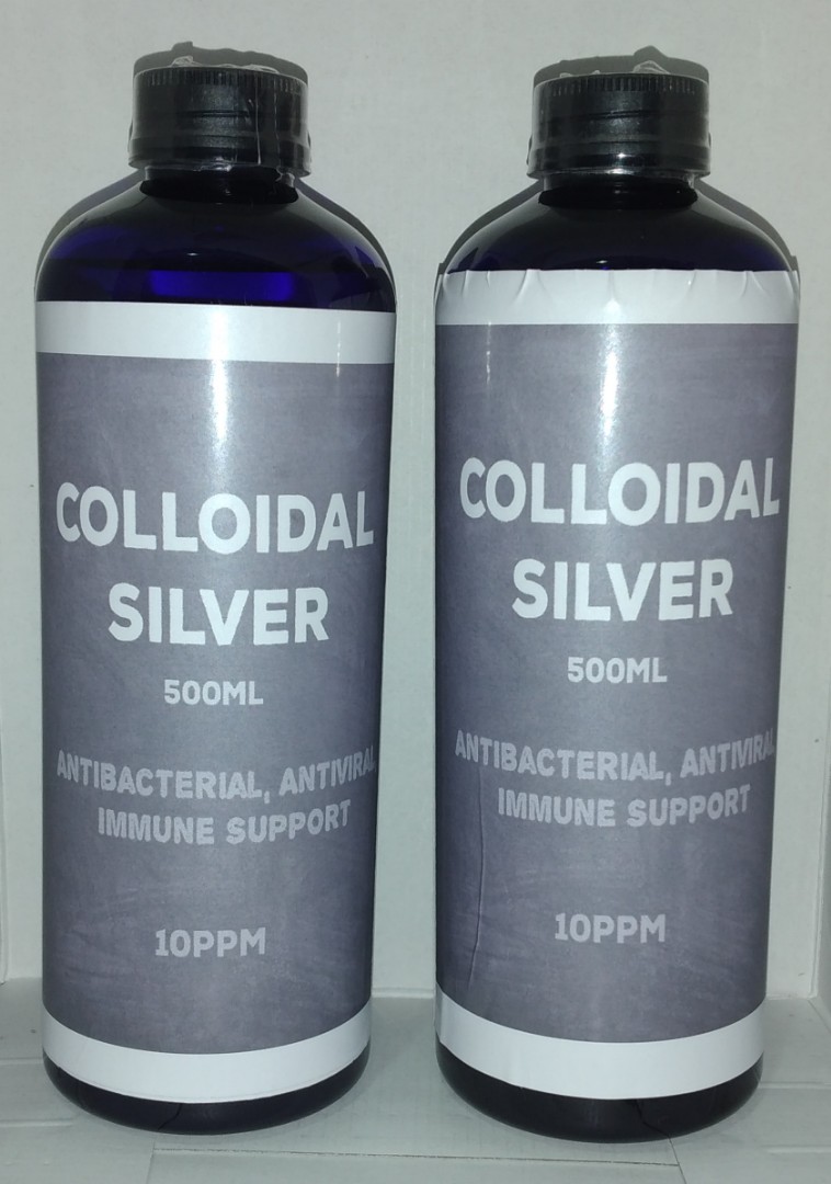 Colloidal Silver 500ml, Health & Nutrition, Health Supplements, Health ...