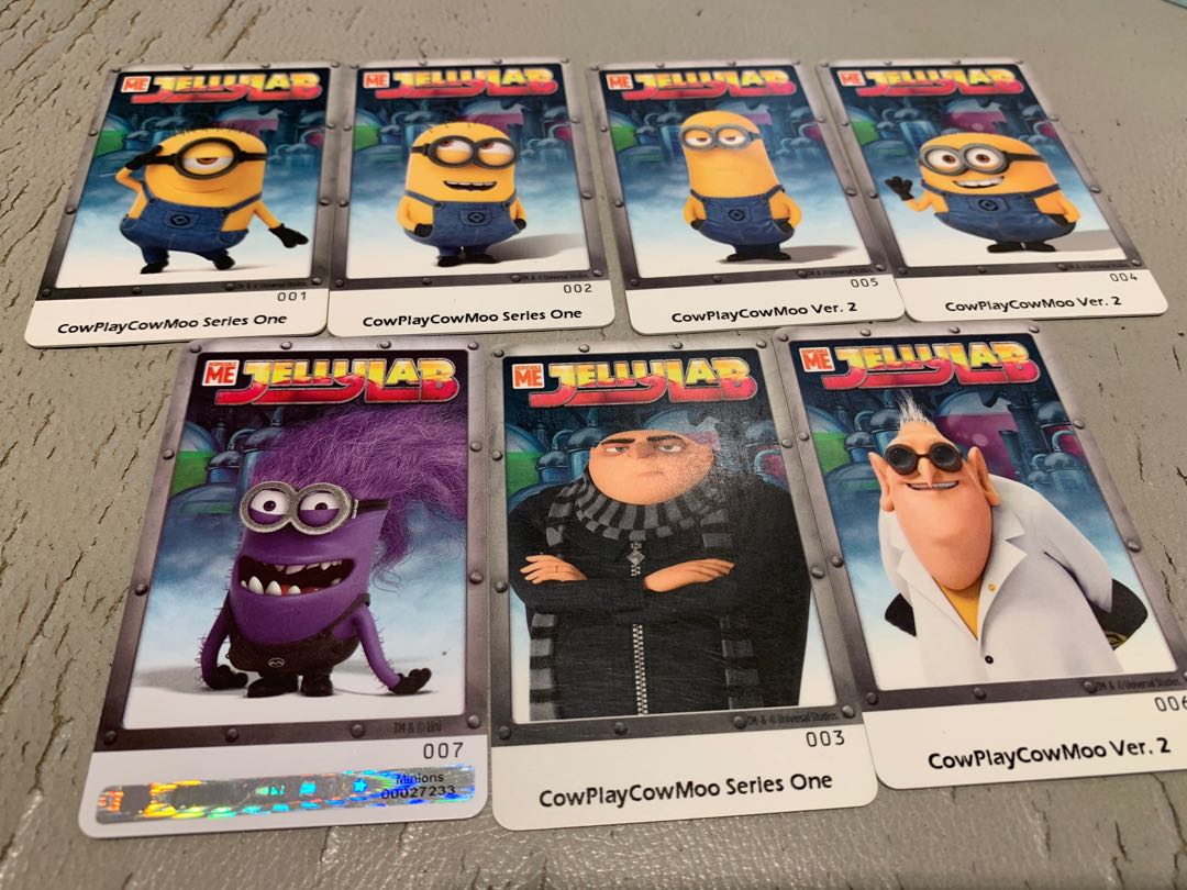 Cpcm cow play cow moo evil minion set + minion cards, Hobbies & Toys ...