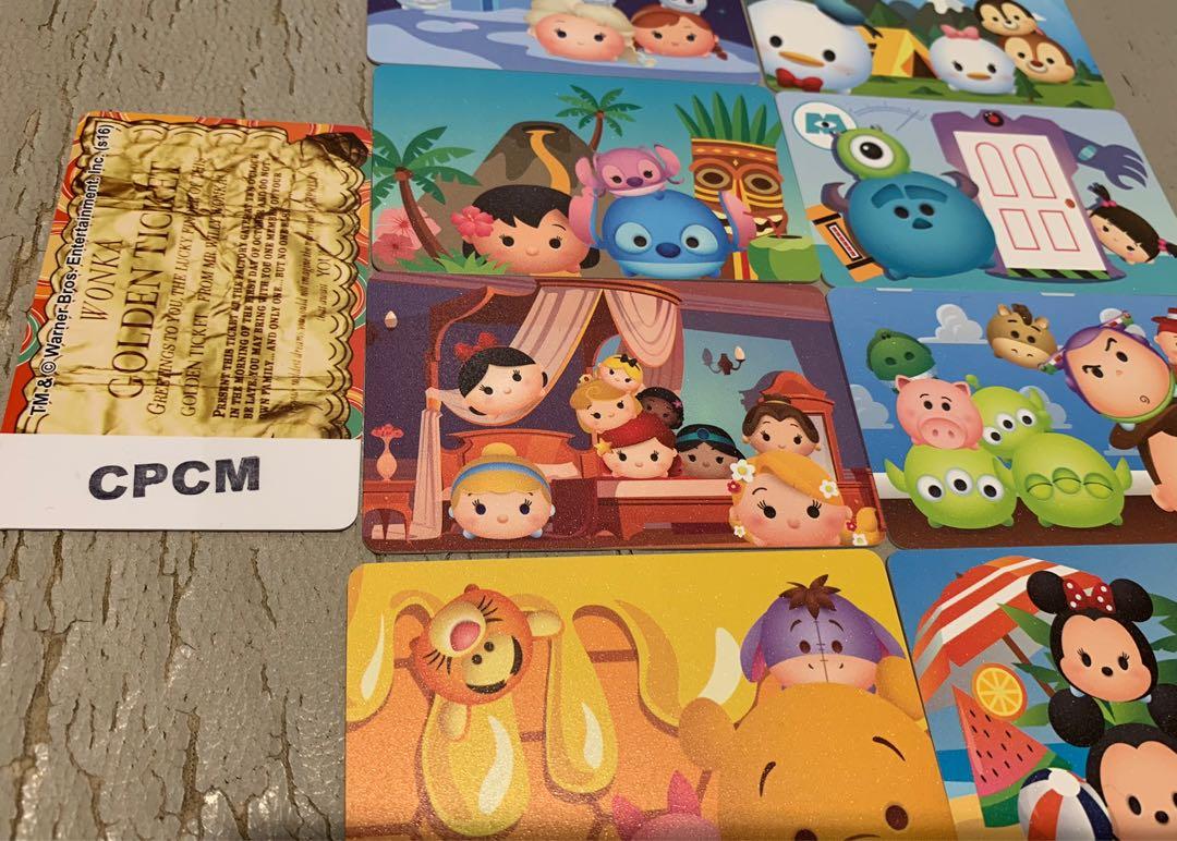 Cpcm cow play cow moo 8 cards tsum tsum set ( not golden tic ), Hobbies ...