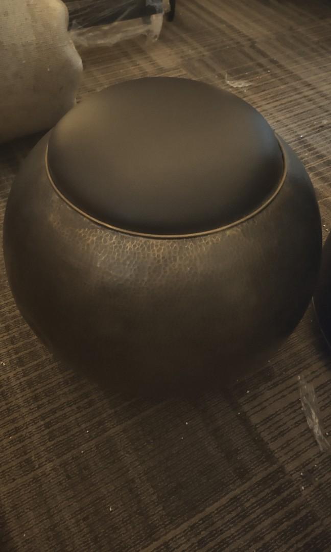 Designer Copper drum stiol, Furniture & Home Living, Furniture, Chairs ...