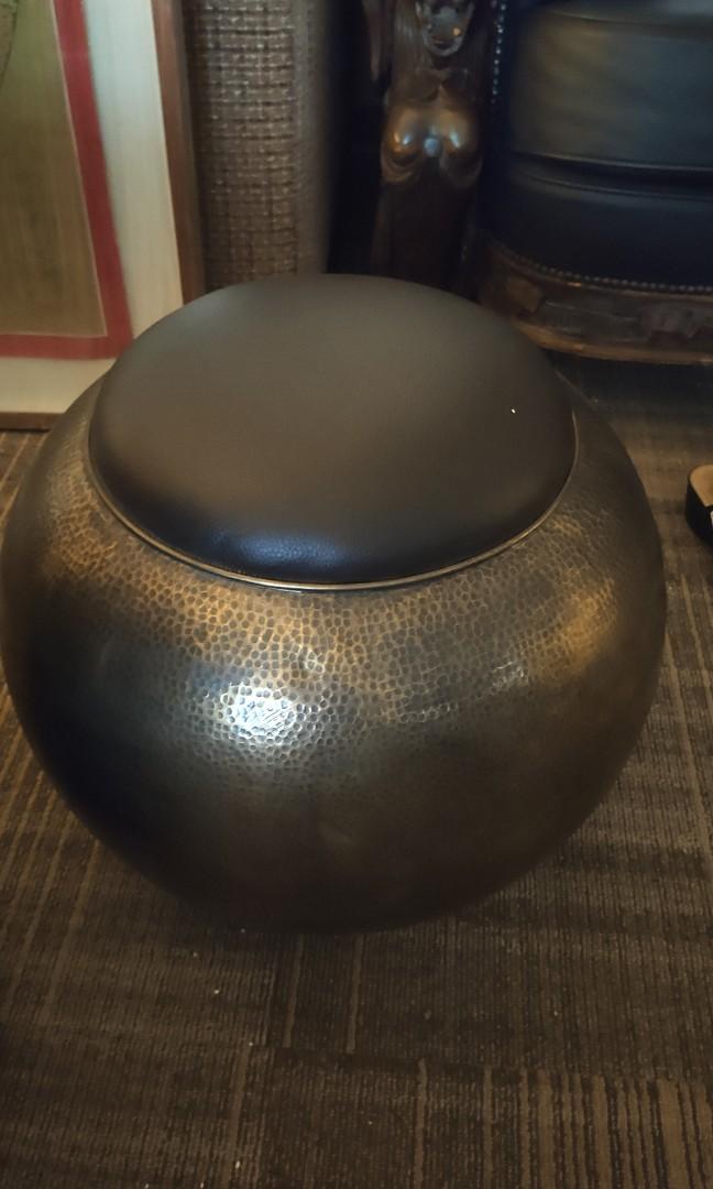 Designer Copper drum stiol, Furniture & Home Living, Furniture, Chairs ...