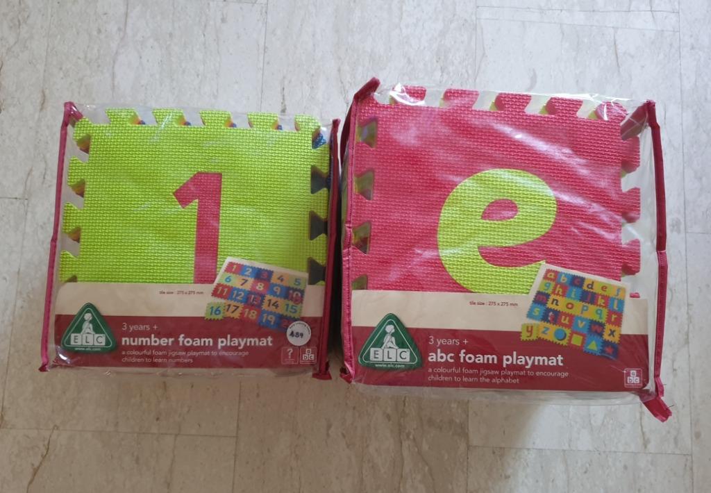 ELC foam Playmat alphabet and number, Hobbies & Toys, Toys & Games on ...