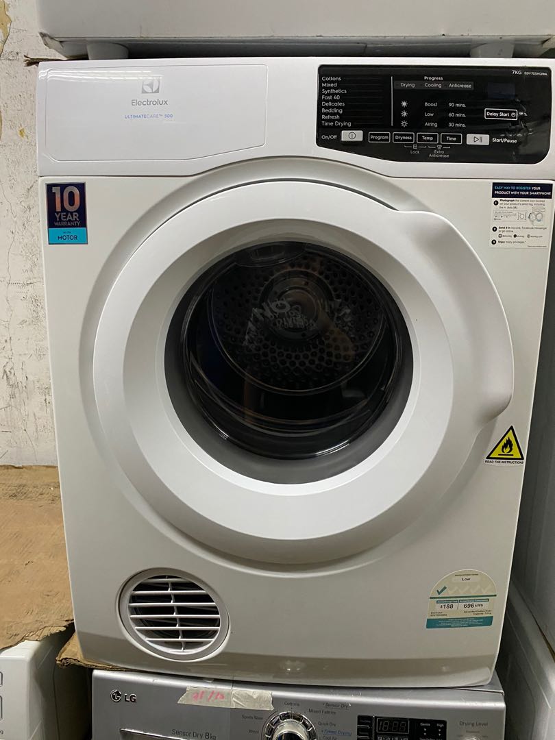 Electrolux Sensor Dry 7KG Dryer, TV & Home Appliances, Washing Machines ...