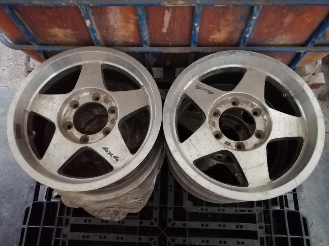 16" Enkei 4x4 Rims, Car Accessories, Tyres & Rims on Carousell