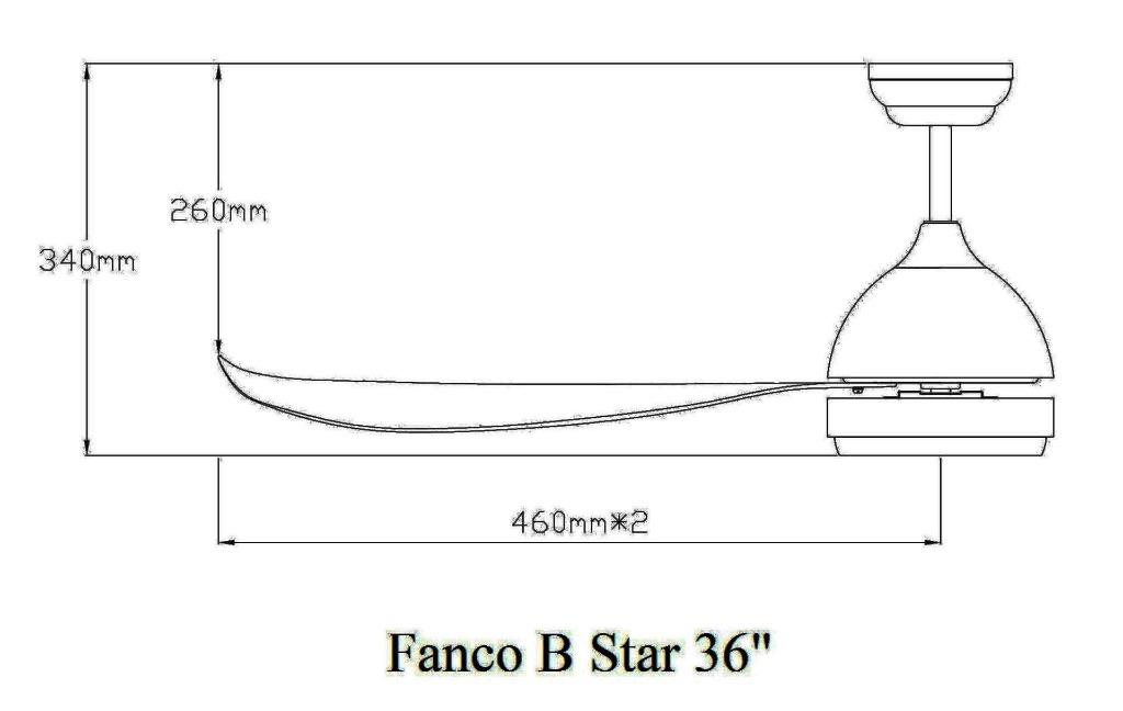 Fanco Ceiling Fan//Fanco B Star//Fanco F Star//Ceiling Fan//Ceiling Fan ...