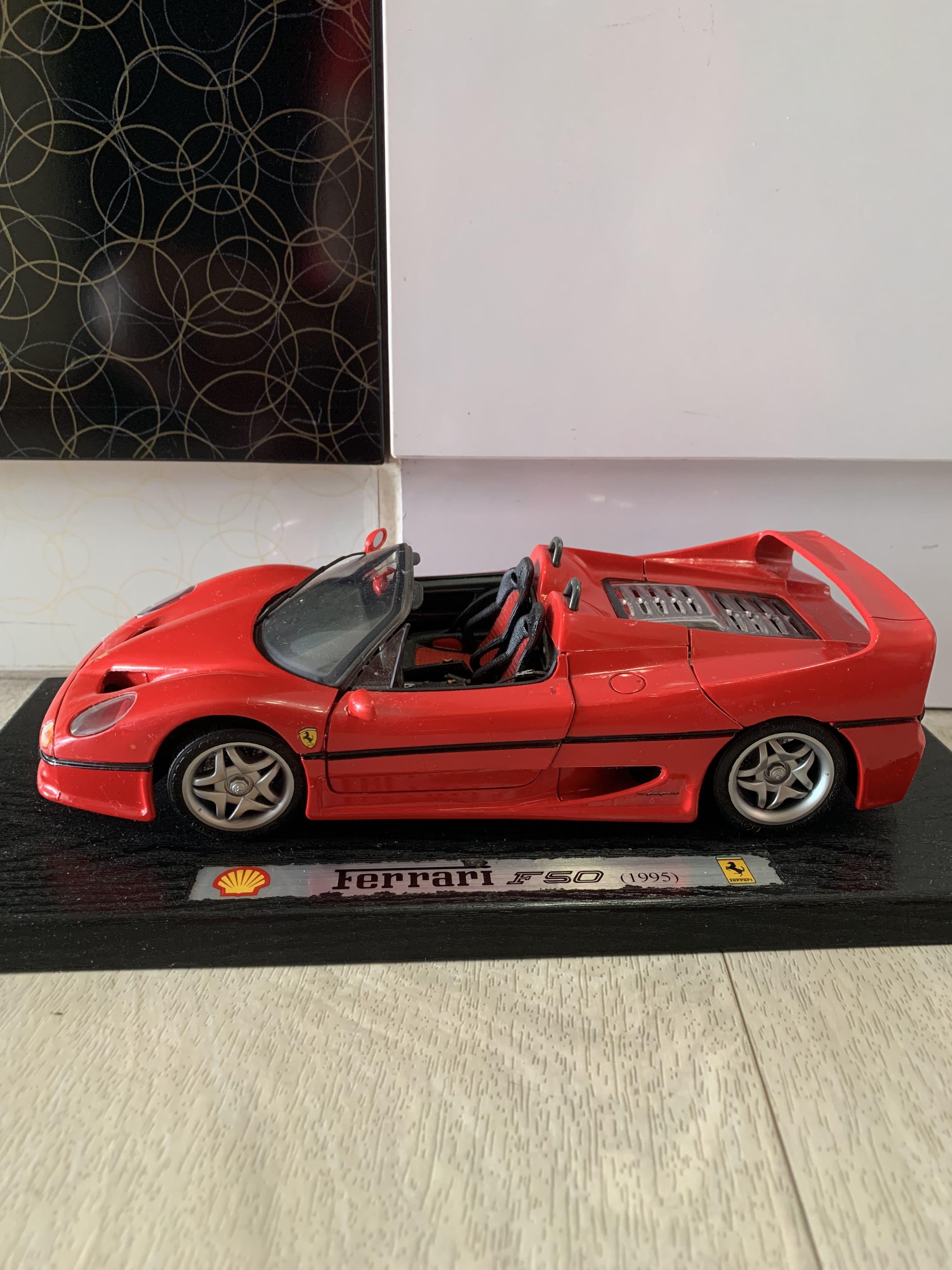 Ferrari F50 Diecast Red (1995) Shell Limited Edition 1:18 MAISTO BOXED ...