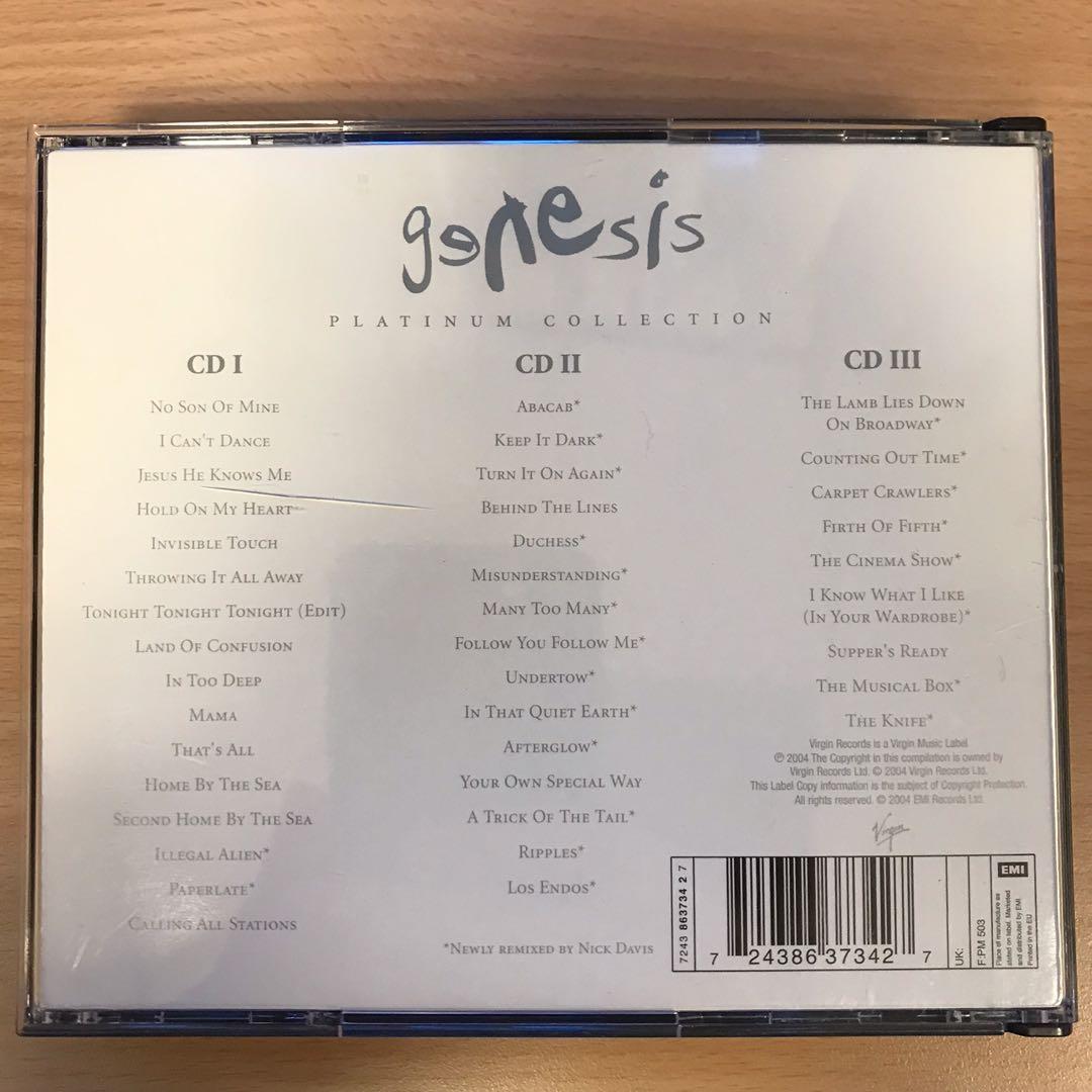 Genesis - The Platinum Collection 3CD, Hobbies & Toys, Music & Media ...