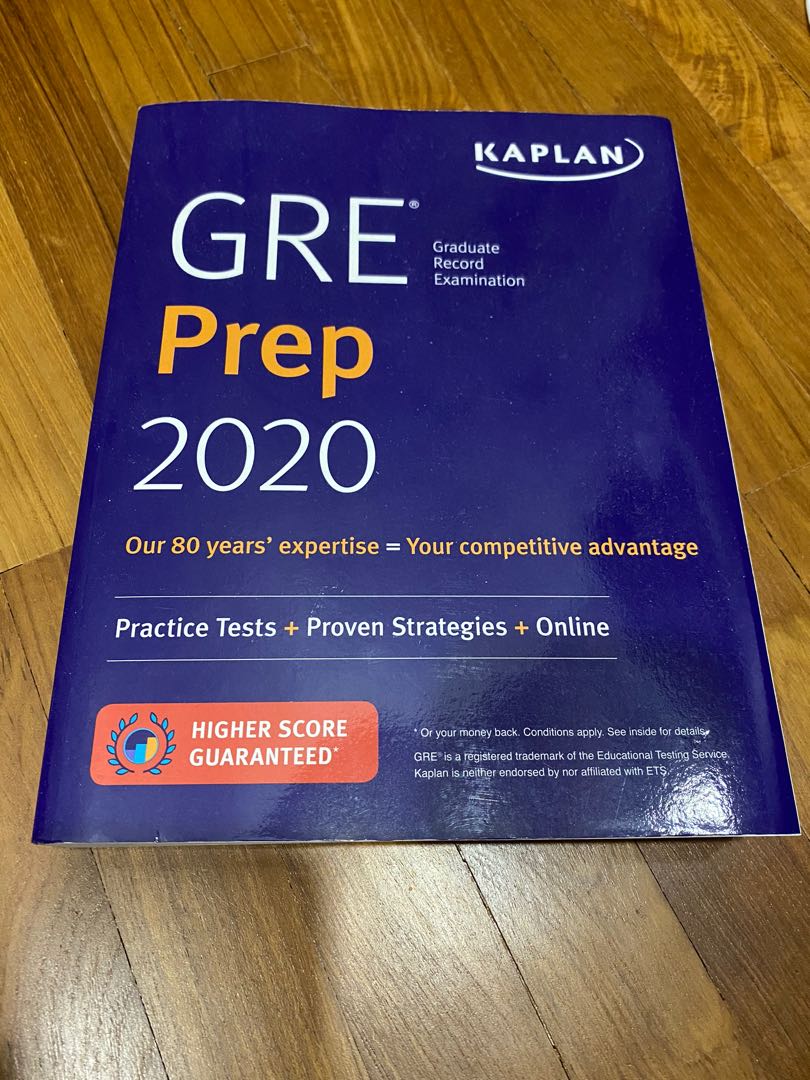GRE Prep 2020 KAPLAN, Hobbies & Toys, Books & Magazines, Assessment ...