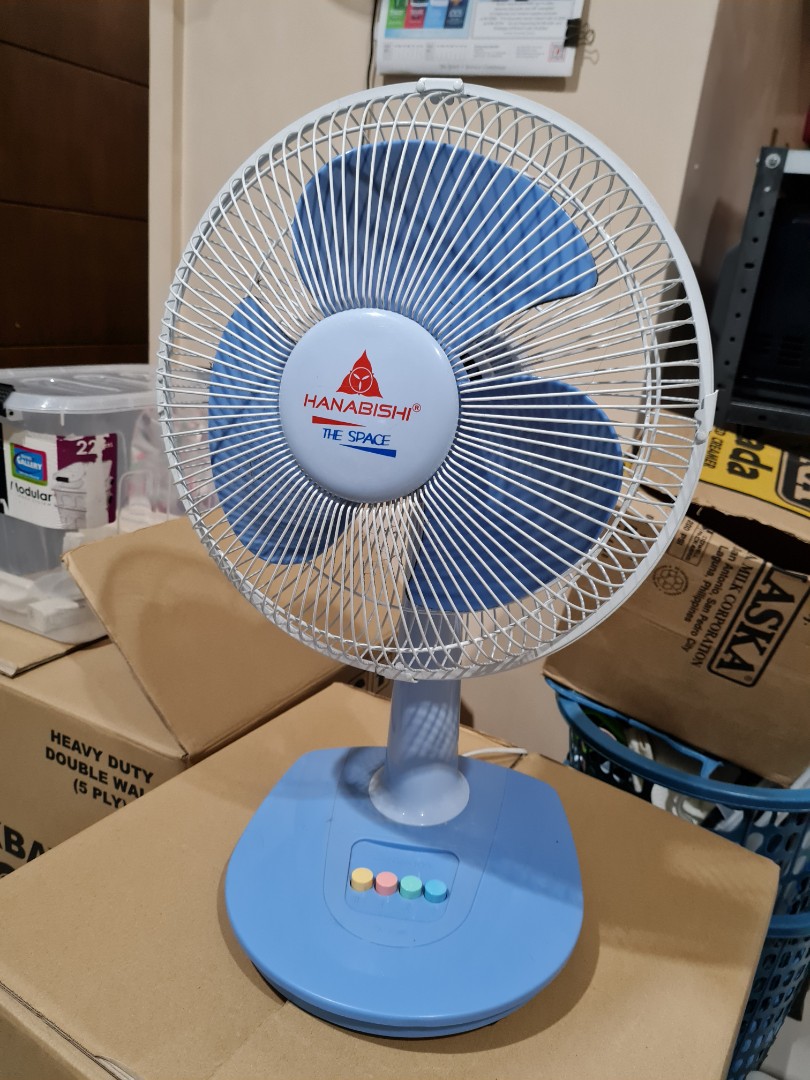 Hanabishi Desk Fan, Furniture & Home Living, Lighting & Fans, Fans on ...