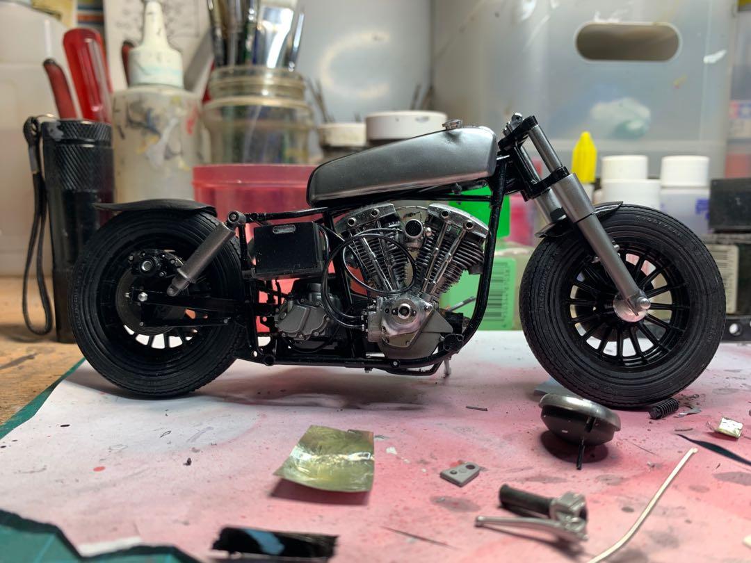 Harley Davidson classic Electra glide cafe racer, Motorcycles ...