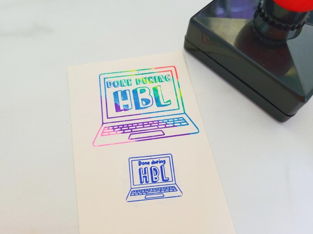 HBL Teacher Stamp, Hobbies & Toys, Stationery & Craft, Handmade Craft ...