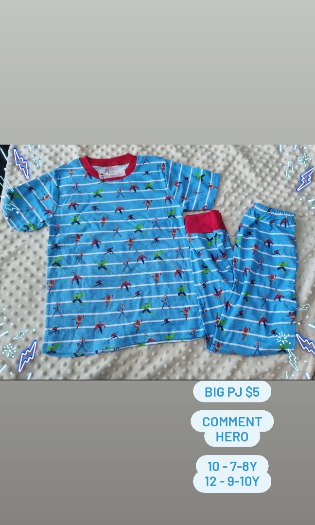 Hero Big PJ, Babies & Kids, Babies & Kids Fashion on Carousell