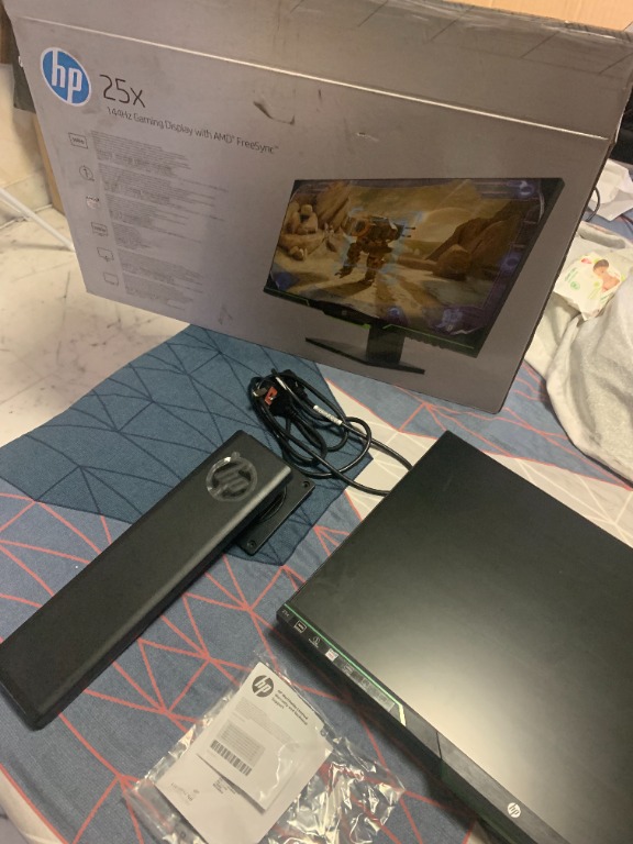 HP 25x 62.23 cm (24.5 in ) Full-HD Gaming Monitor,144Hz, 1ms Response ...