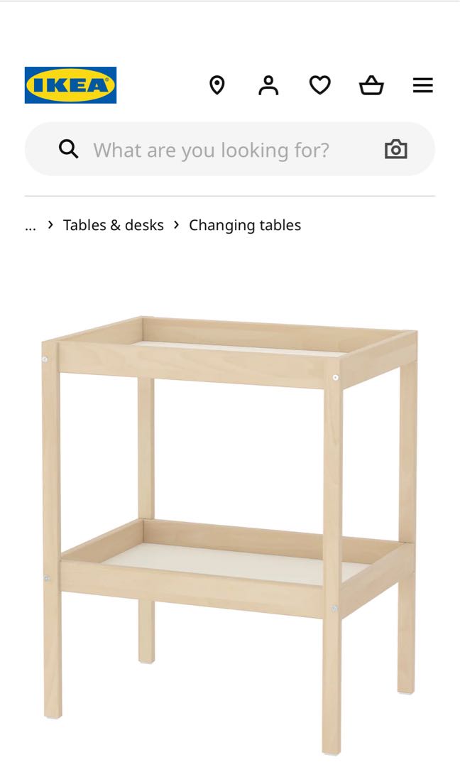 IKEA sniglar changing table, Babies & Kids, Baby Nursery & Kids ...