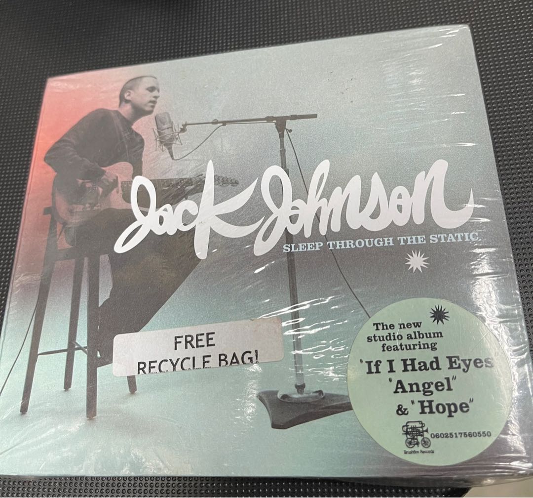 Jack Johnson Sleep Through The Static CD 全新未開封, 興趣及遊戲, 音樂樂器 & 配件, 音樂與媒體 ...