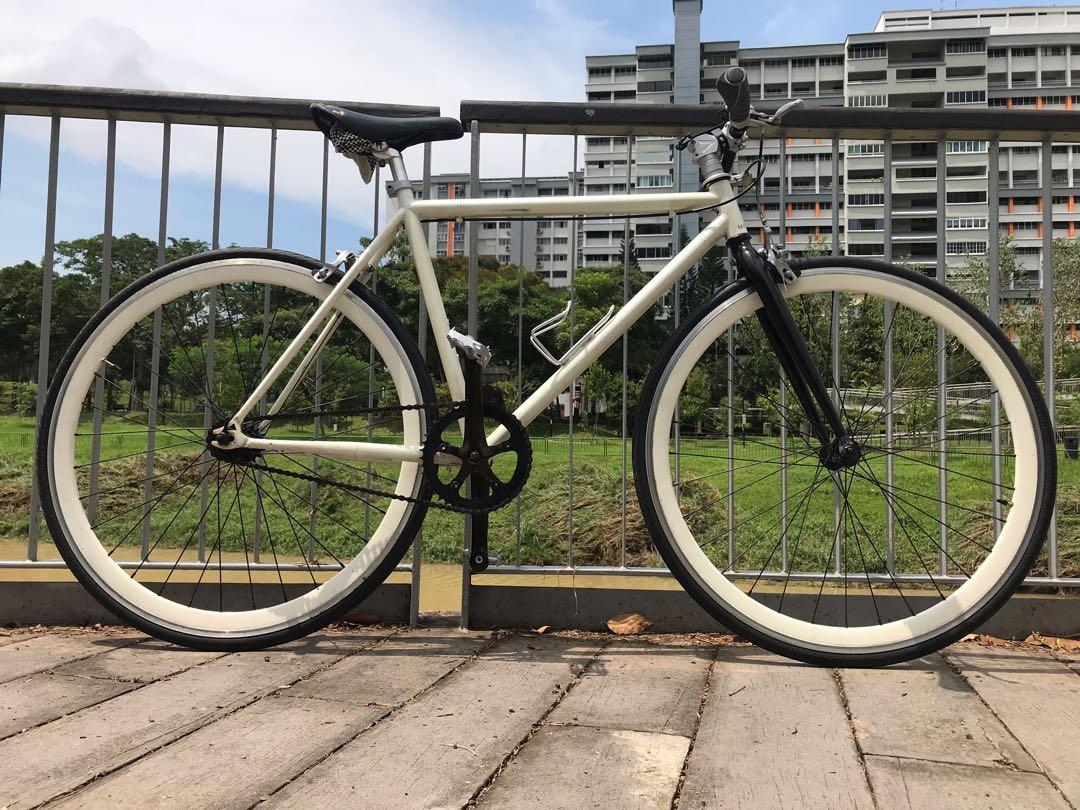 Japanese model Fixie with Front/Rear Brakes, Sports Equipment, Bicycles ...