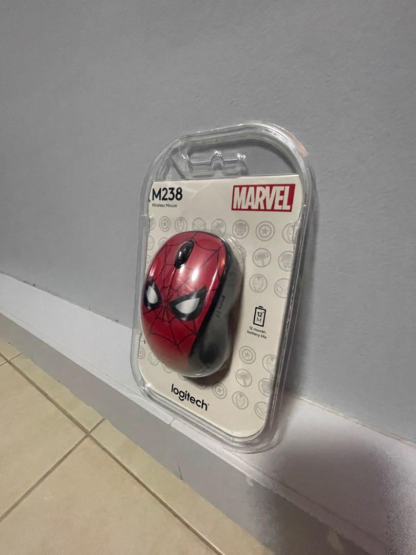 Logitech Marvel Collection Spiderman Wireless Mouse, Computers & Tech ...