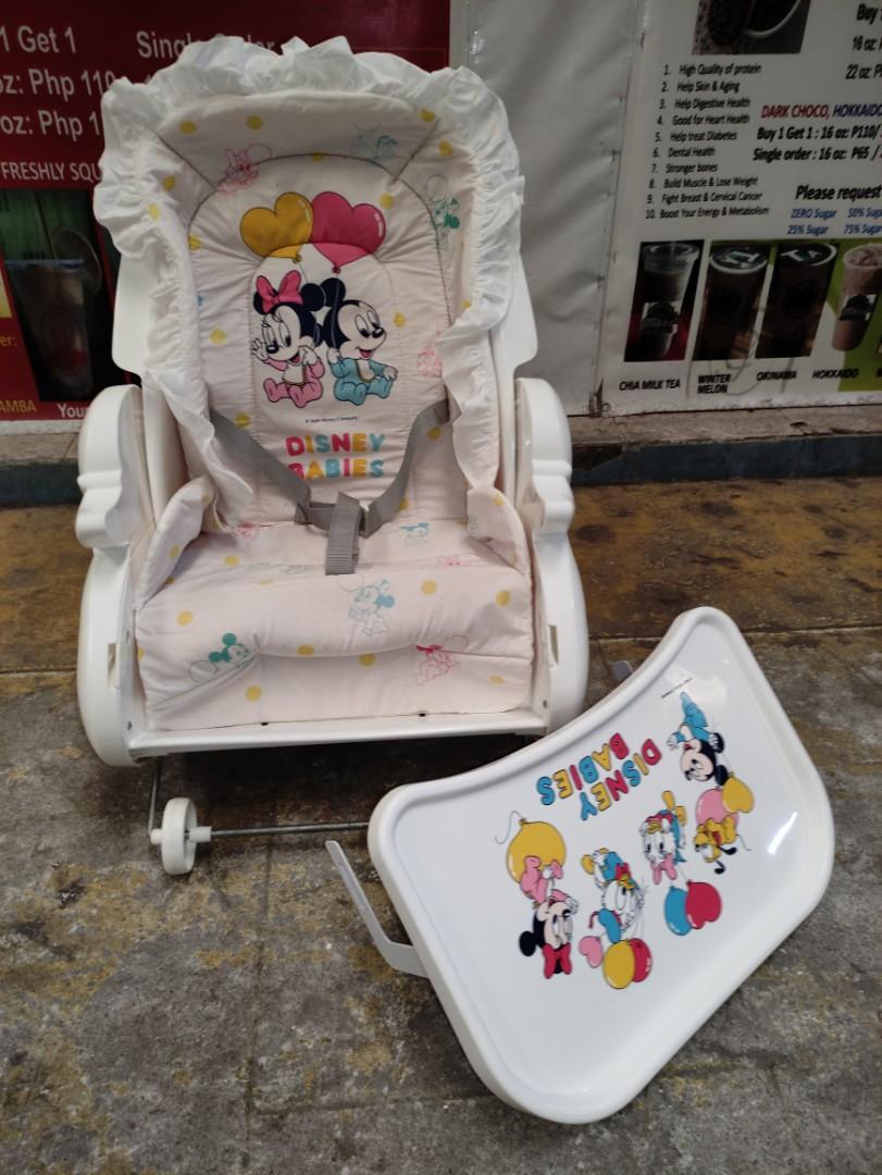 Mickey Mouse Baby Rocker / Feeding Chair JAPAN SURPLUS, Babies & Kids ...