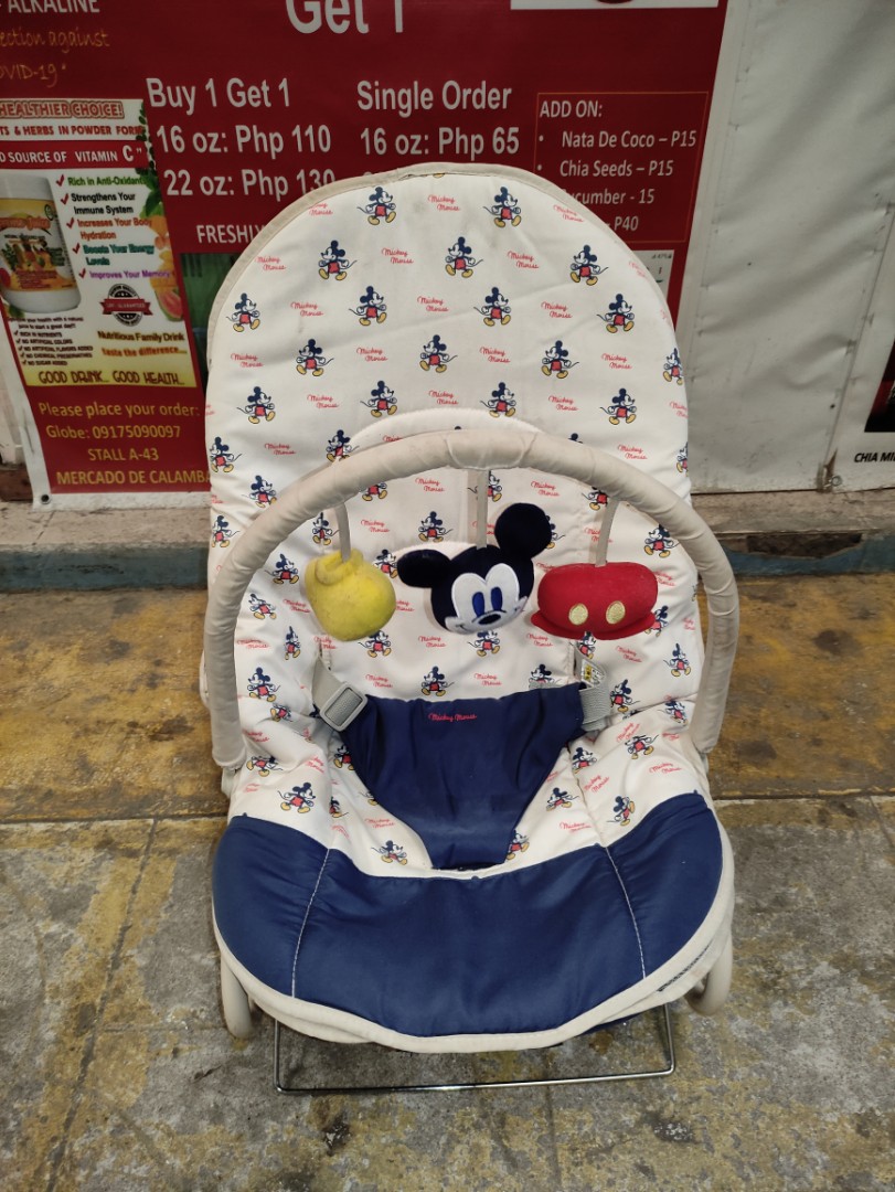 Mickey Mouse Baby Rocker JAPAN SURPLUS, Babies & Kids, Infant Playtime ...