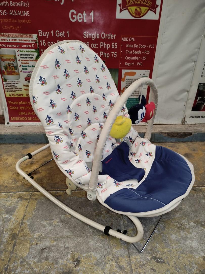 Mickey Mouse Baby Rocker JAPAN SURPLUS, Babies & Kids, Infant Playtime ...