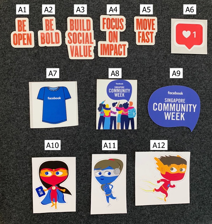 Misc Sticker ($1 each), Hobbies & Toys, Stationery & Craft, Art ...