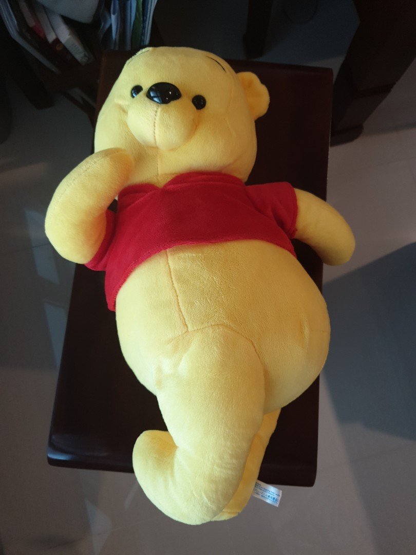 Pooh bear soft toy, Hobbies & Toys, Toys & Games on Carousell