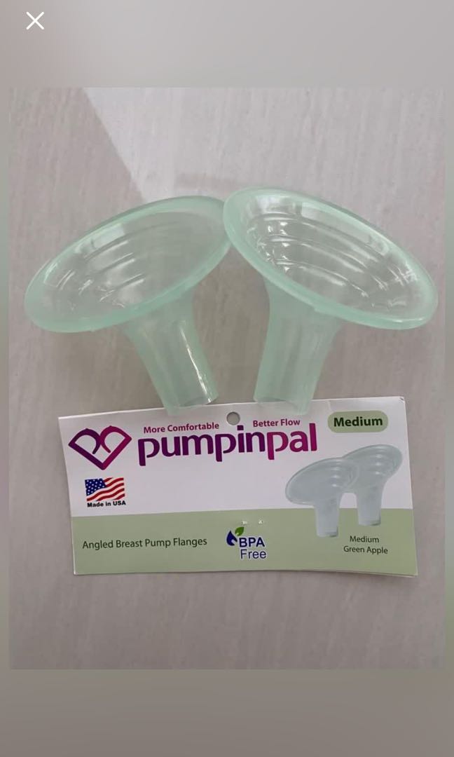 Pumpin pals breast pump flange (M), Babies & Kids, Nursing & Feeding ...