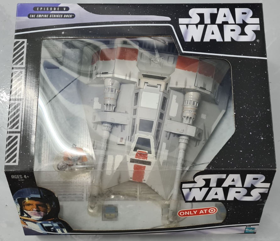 Rare Star Wars Rogue Two Snowspeeder & Zev Senesca Pilot Figure - 2006 ...