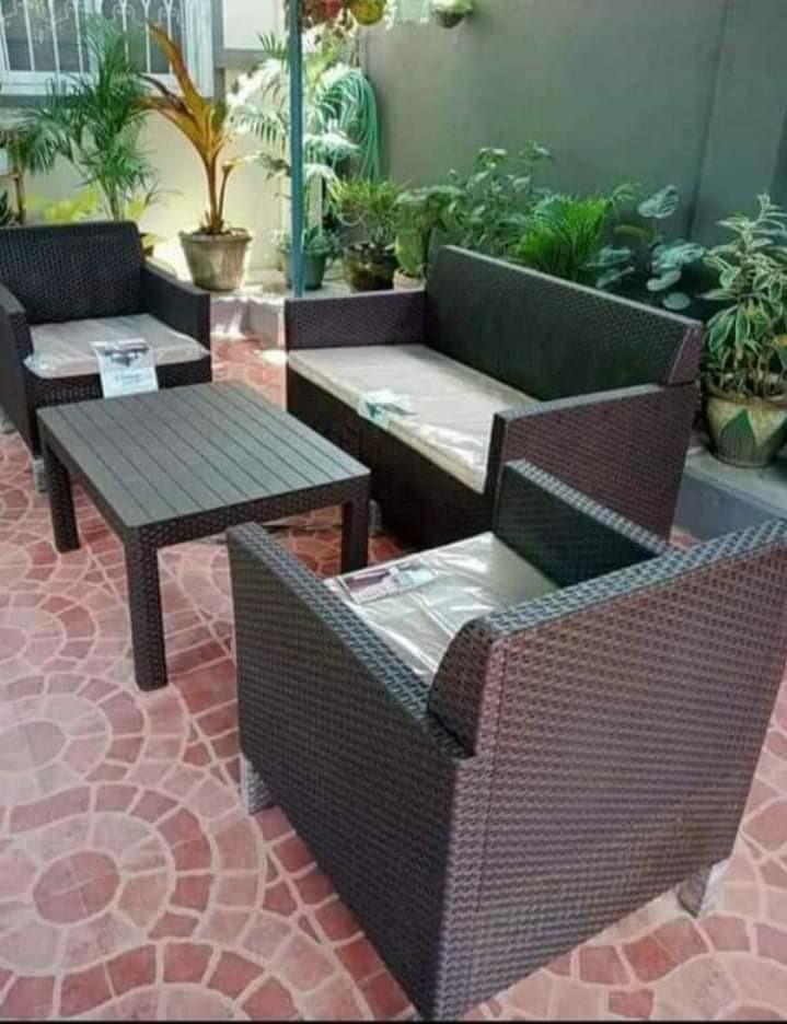 RATTAN VINTAGE SALA SET, Furniture & Home Living, Furniture, Sofas on ...