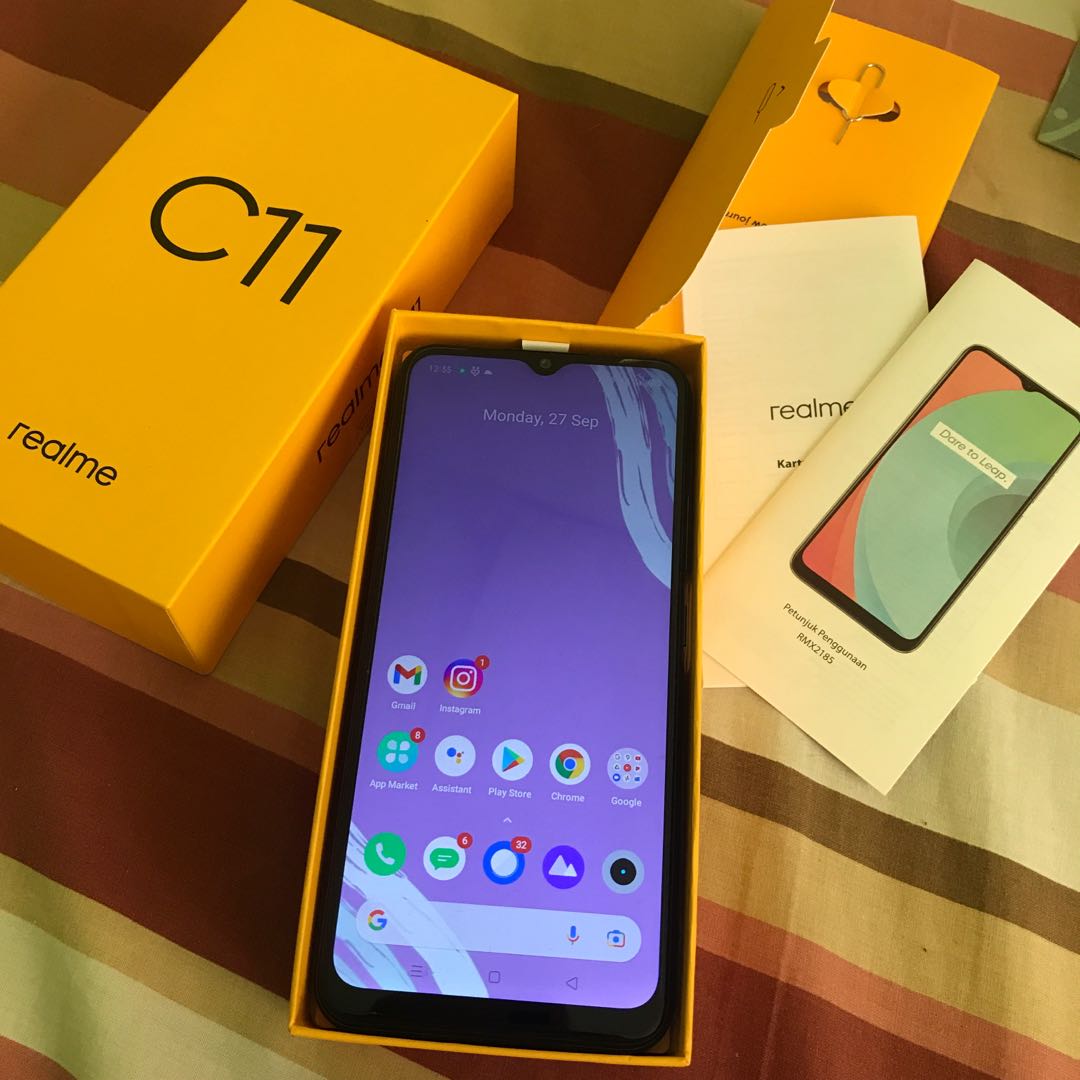 REALME C11 3GB 32GB GRAY (LIMITED EDITION), Telepon Seluler & Tablet ...