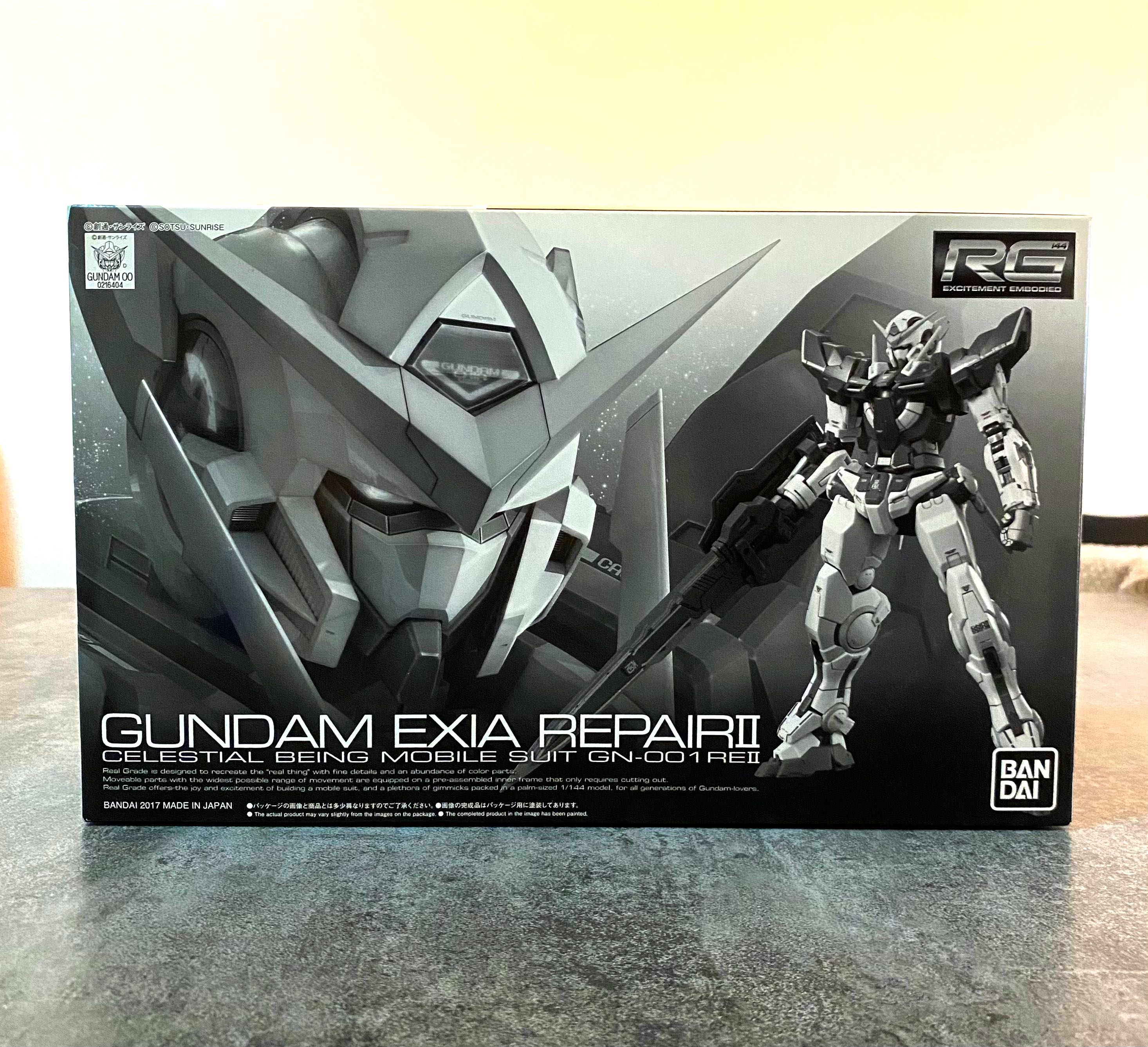 RG 1/144 Gundam Exia Repair 2 Gundam 00 Gunpla, Hobbies & Toys, Toys ...