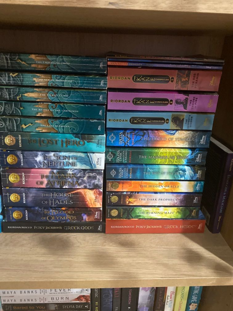 RICK RIORDAN COLLECTION, Hobbies & Toys, Books & Magazines, Fiction ...