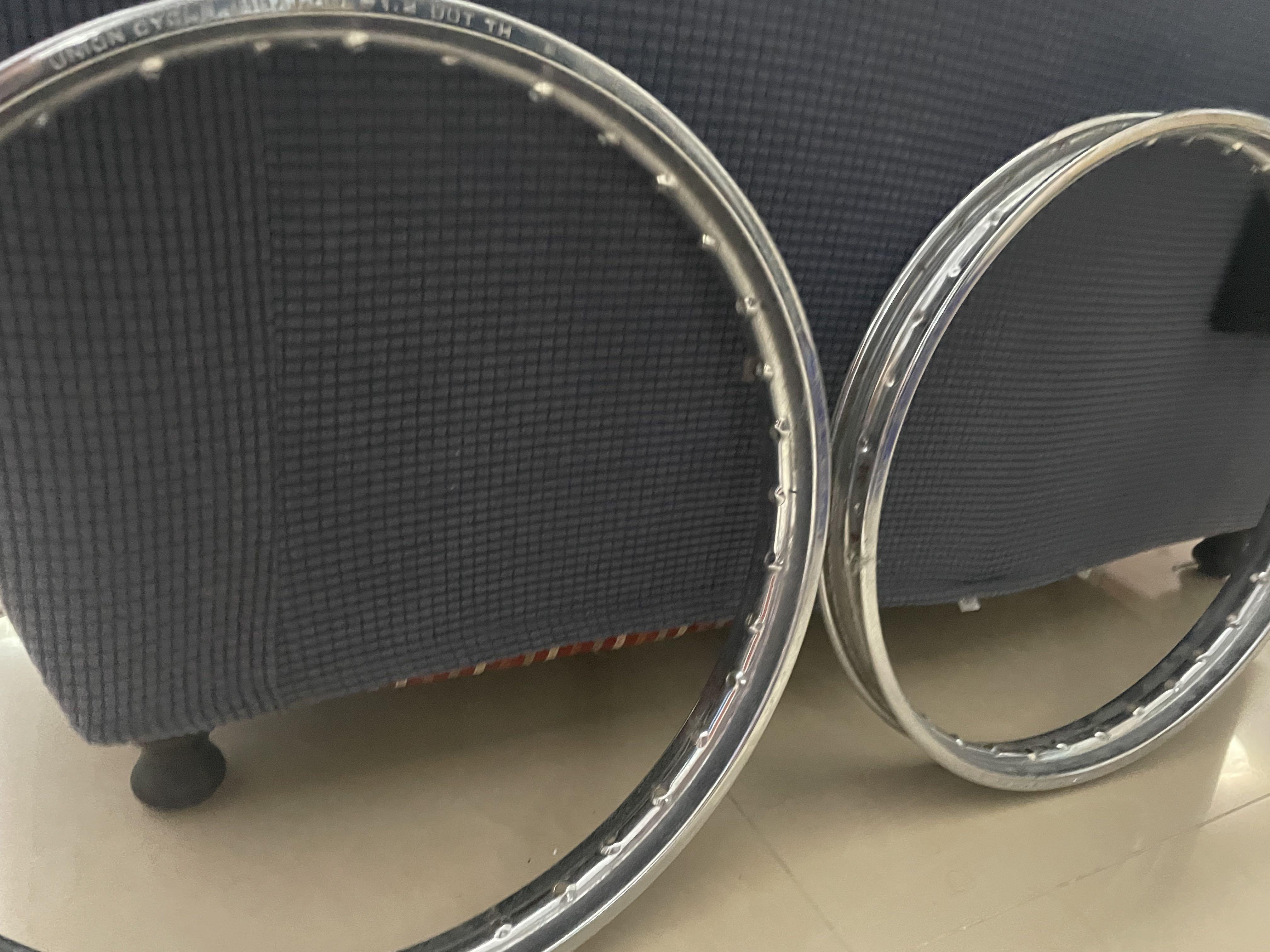 RXZ Union cycle Rims!, Motorcycles, Motorcycle Accessories on Carousell