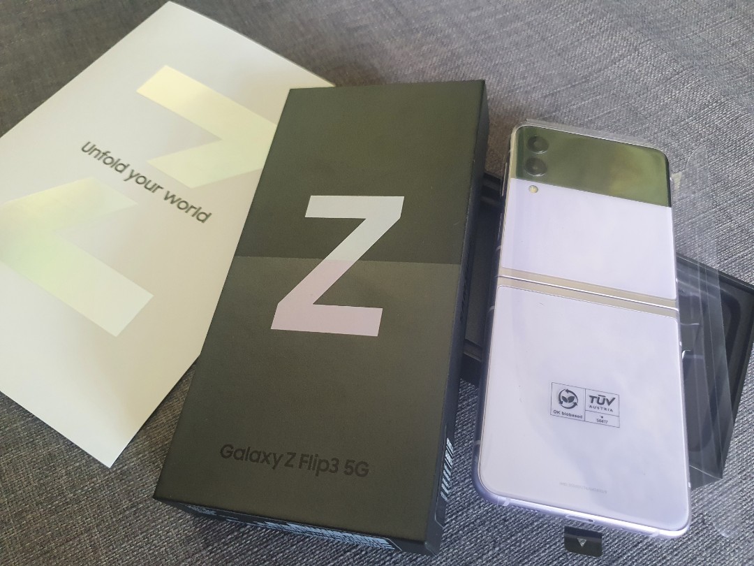 Samsung Z Flip in Lavender Color!, Mobile Phones & Gadgets, Mobile ...