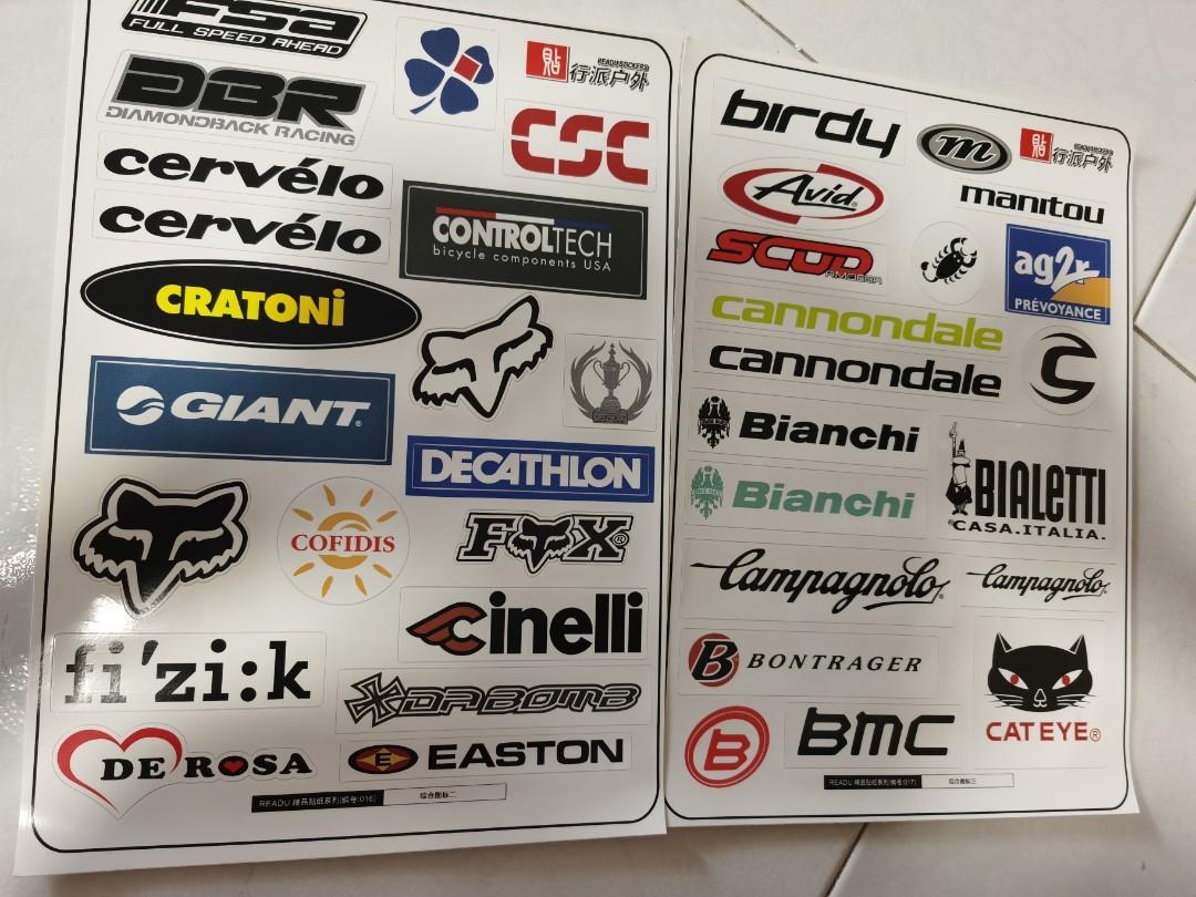 Sticker bicycle sticker scooter sticker, Hobbies & Toys, Stationery ...