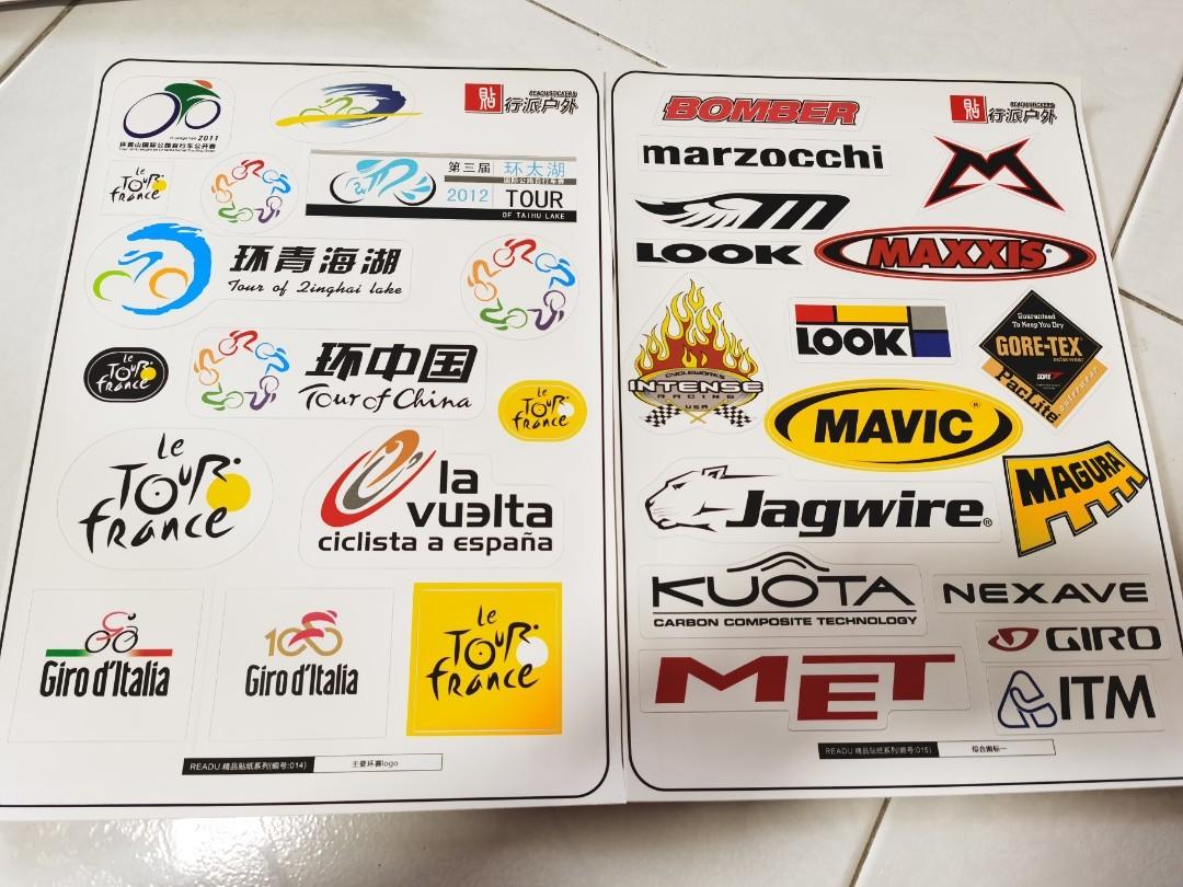 Sticker bicycle sticker scooter sticker, Hobbies & Toys, Stationery ...