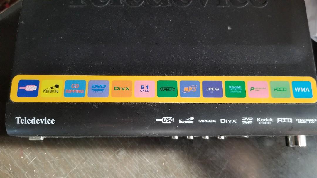 teledevice dvd, 家庭電器, 電視 & 其他娛樂, 藍光及播放器 - Carousell