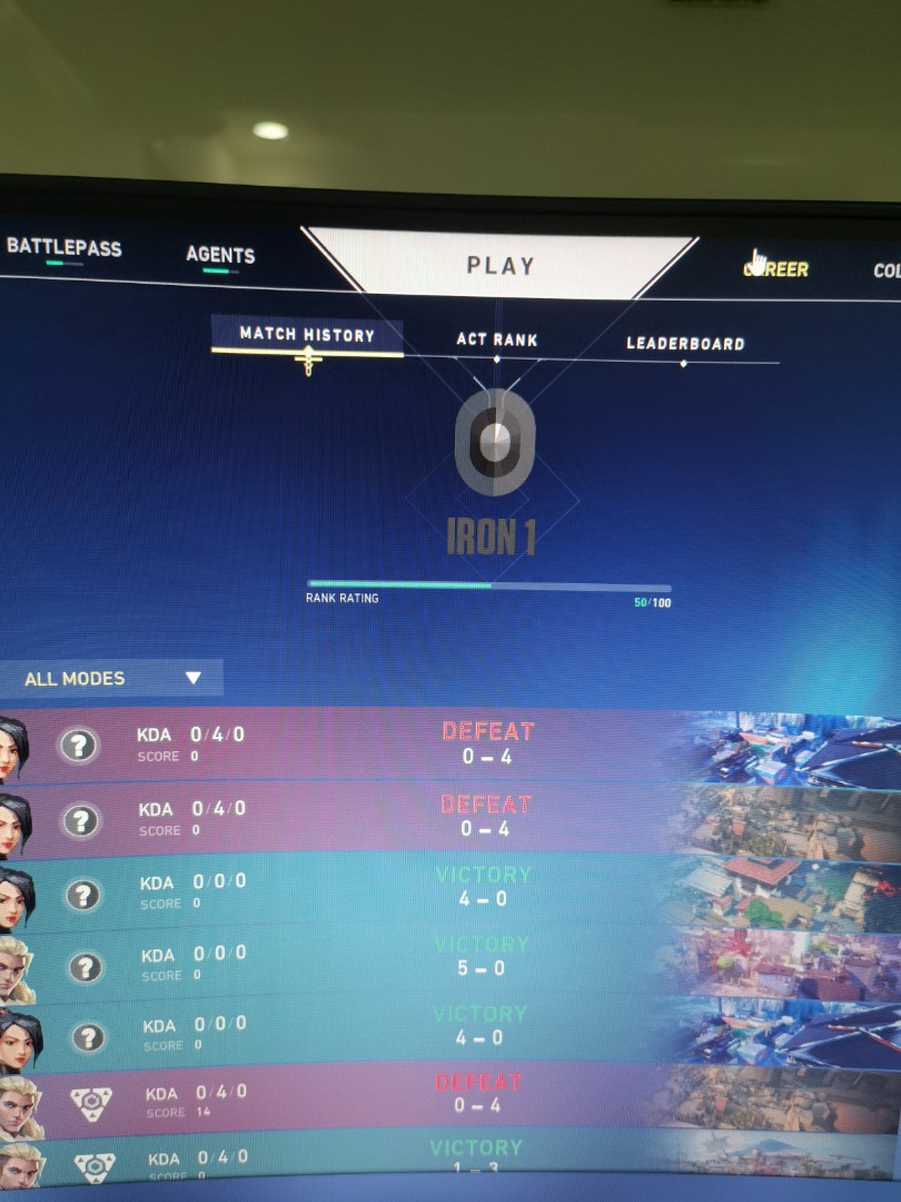 Valorant Account iron 1, Video Gaming, Gaming Accessories, Game Gift ...